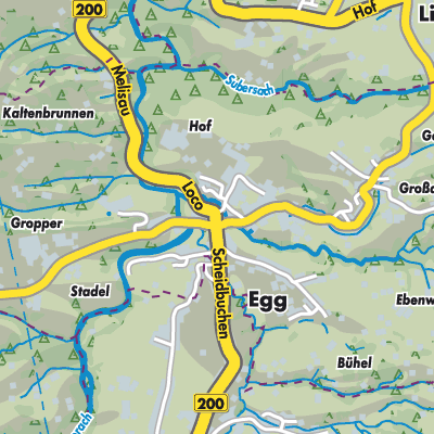 Egg - Stadtpläne und Landkarten