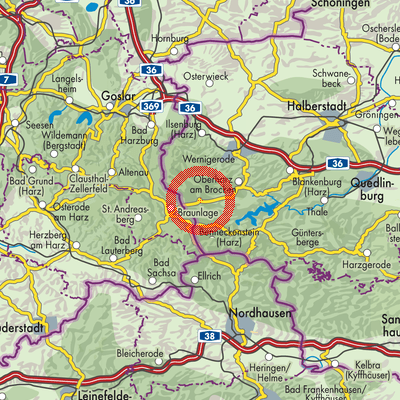 Elend - Stadtpläne und Landkarten