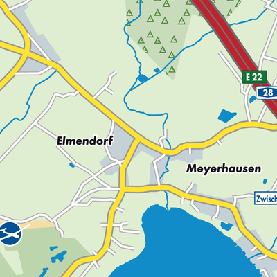 Elmendorf - Stadtpläne und Landkarten