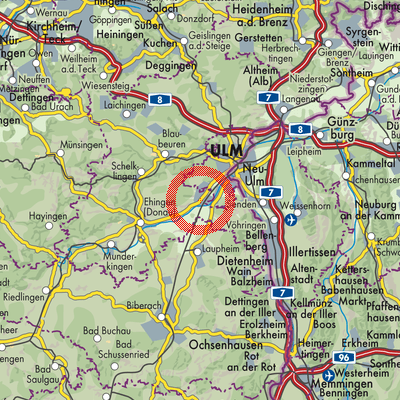 Erbach - Stadtpläne und Landkarten