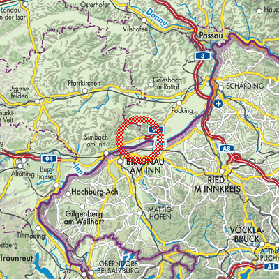 Ering (VGem) - Stadtpläne und Landkarten