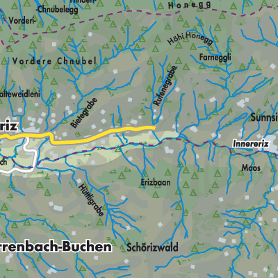Eriz - Stadtpläne und Landkarten