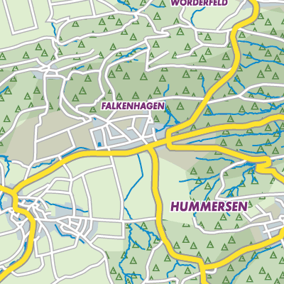 Falkenhagen - Stadtpläne und Landkarten