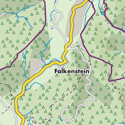 Falkenstein - Stadtpläne und Landkarten