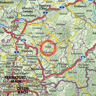 Fauerbach - Stadtpläne und Landkarten