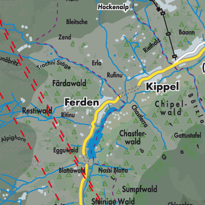 Ferden - Stadtpläne und Landkarten