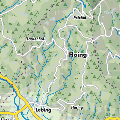 Floing - Stadtpläne und Landkarten