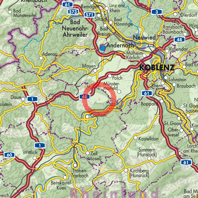 Forst (Eifel) - Stadtpläne und Landkarten