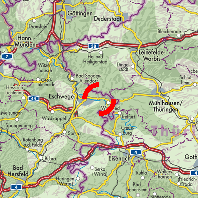 Frieda - Stadtpläne und Landkarten