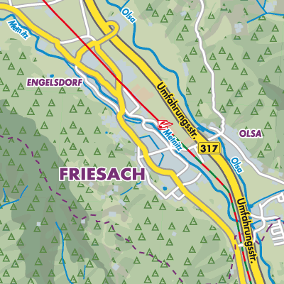 Friesach - Stadtpläne und Landkarten