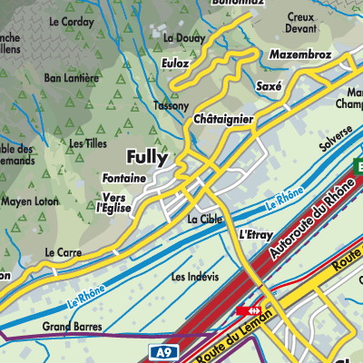 Fully - Stadtpläne und Landkarten