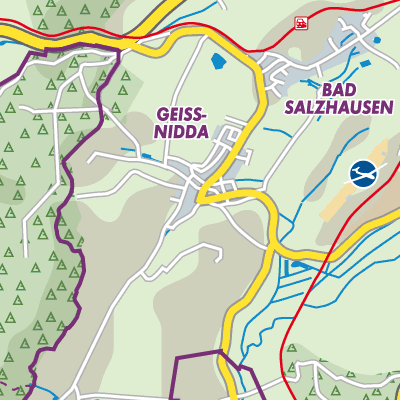 Geiß-Nidda - Stadtpläne und Landkarten