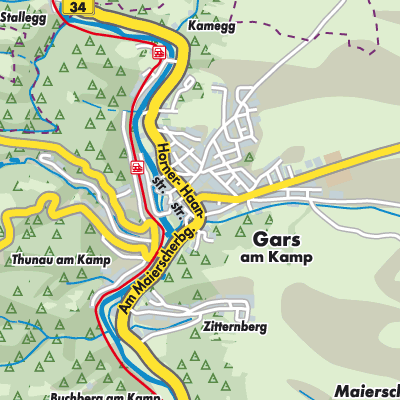 Gemeinde Gars am Kamp - Stadtpläne und Landkarten