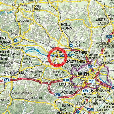 Gemeinde Tulln an der Donau - Stadtpläne und Landkarten