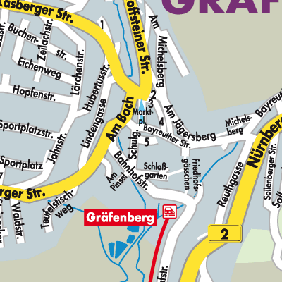 Gräfenberg - Stadtpläne und Landkarten