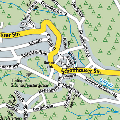 Grafenhausen - Stadtpläne und Landkarten