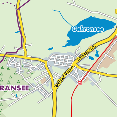 Gransee und Gemeinden - Stadtpläne und Landkarten