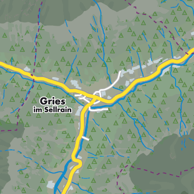 Gries im Sellrain - Stadtpläne und Landkarten