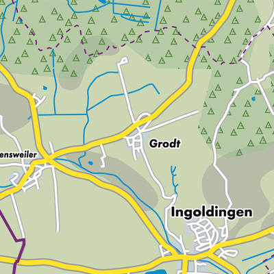 Grodt - Stadtpläne und Landkarten