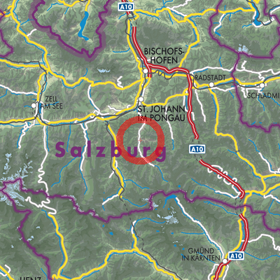 Großarl - Stadtpläne und Landkarten