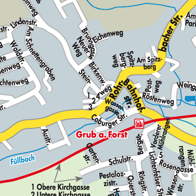 Grub a.Forst - Stadtpläne und Landkarten