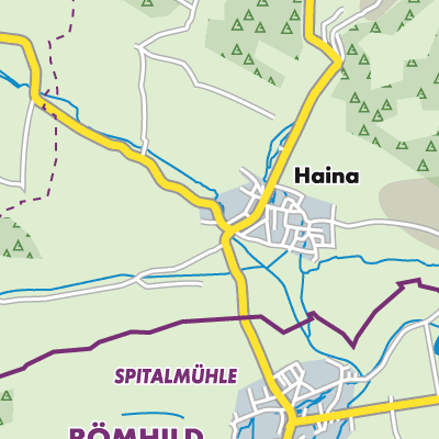 Haina - Stadtpläne und Landkarten