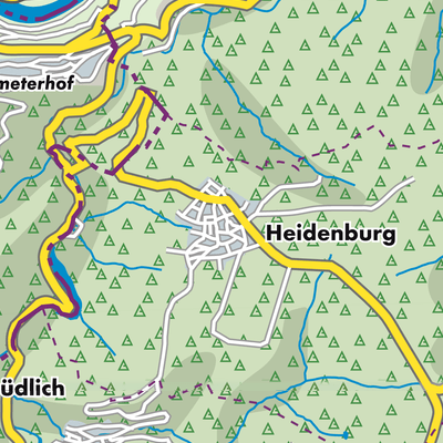 Heidenburg - Stadtpläne und Landkarten