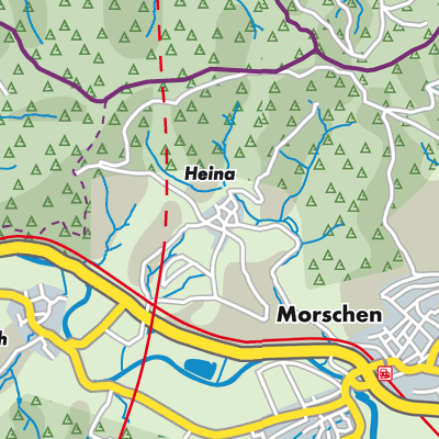 Heina - Stadtpläne und Landkarten
