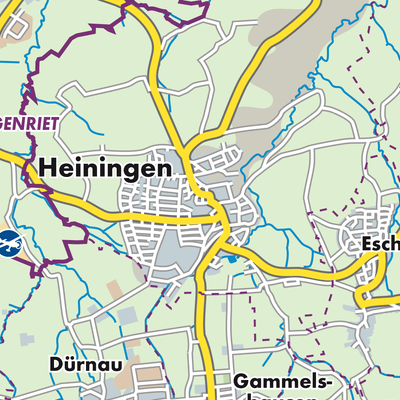 Heiningen - Stadtpläne und Landkarten