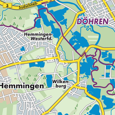 Hemmingen - Stadtpläne und Landkarten
