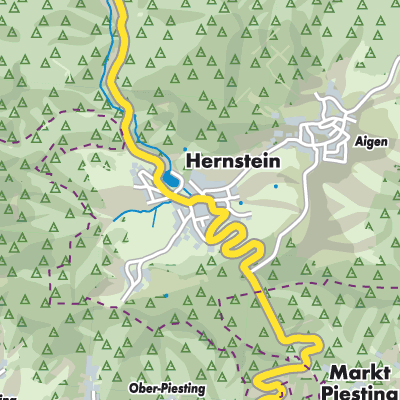 Hernstein - Stadtpläne und Landkarten
