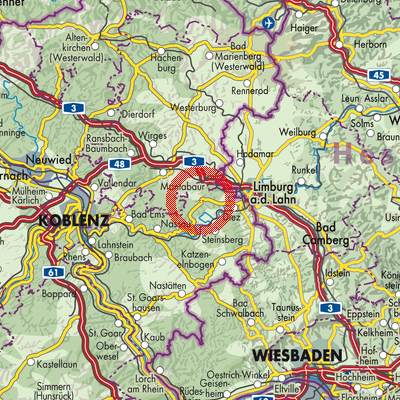 Hirschberg - Stadtpläne und Landkarten