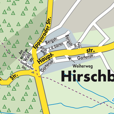 Hirschberg - Stadtpläne und Landkarten