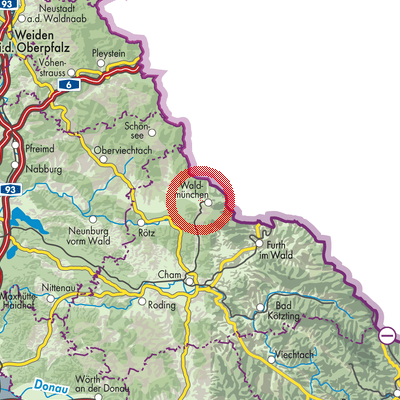 Hocha - Stadtpläne und Landkarten