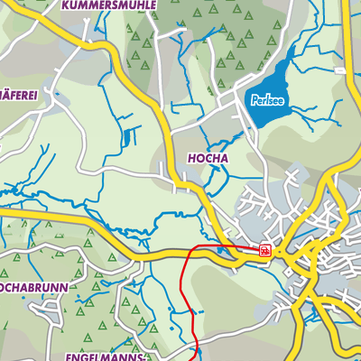 Hocha - Stadtpläne und Landkarten