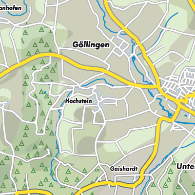 Hochstein - Stadtpläne und Landkarten