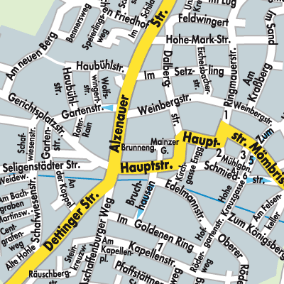 Hörstein - Stadtpläne und Landkarten