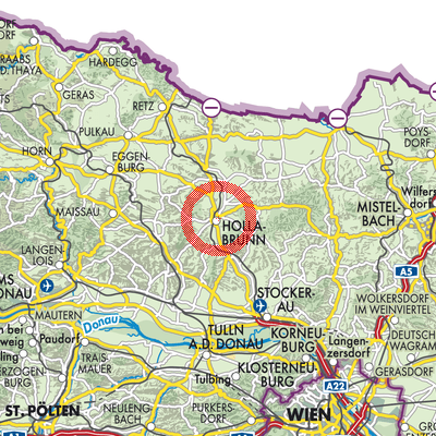 Hollabrunn - Stadtpläne und Landkarten
