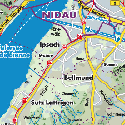 Ipsach - Stadtpläne und Landkarten