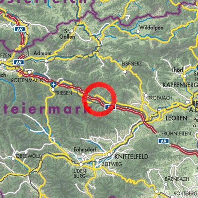 Kalwang - Stadtpläne und Landkarten