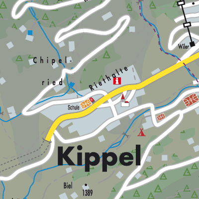 Kippel - Stadtpläne und Landkarten