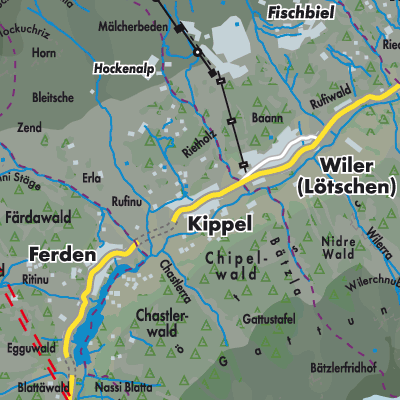 Kippel - Stadtpläne und Landkarten