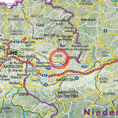 Klam - Stadtpläne und Landkarten