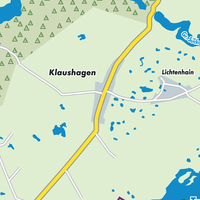 Klaushagen - Stadtpläne und Landkarten