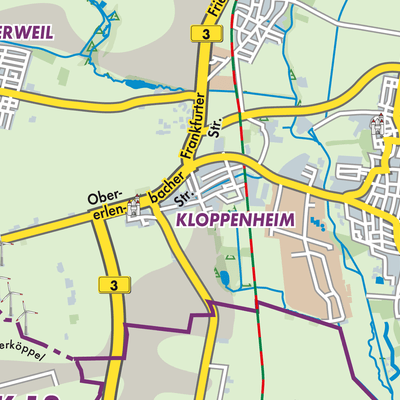 Kloppenheim - Stadtpläne und Landkarten