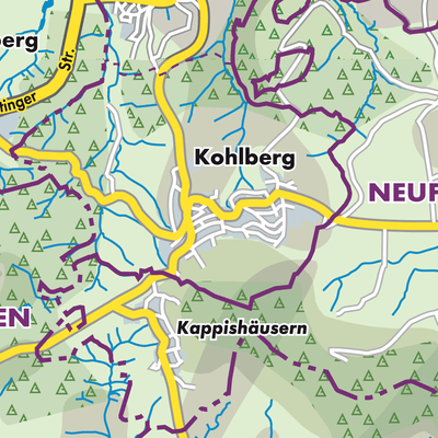 Kohlberg - Stadtpläne und Landkarten