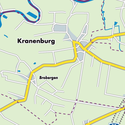 Kranenburg - Stadtpläne und Landkarten