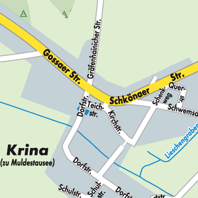 Krina - Stadtpläne und Landkarten