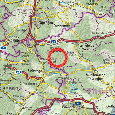 Krombach - Stadtpläne und Landkarten