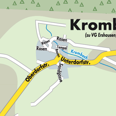 Krombach - Stadtpläne und Landkarten